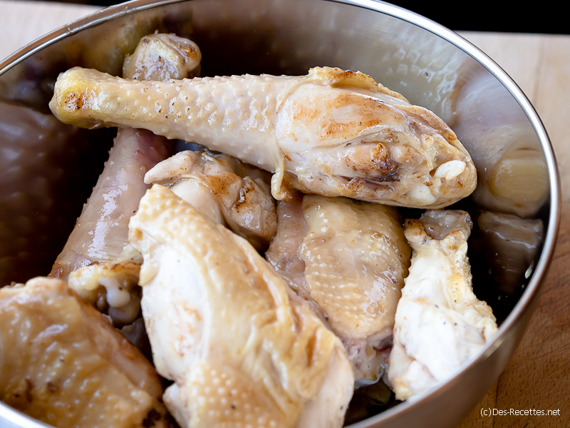 Poulet Franchard - Recette de la région Ile-de-France